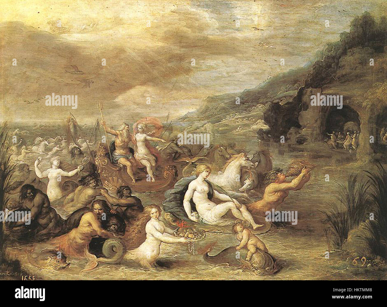 Frans II Francken’s 'Triumph of Amphitrite' is a 17th-century Baroque ...