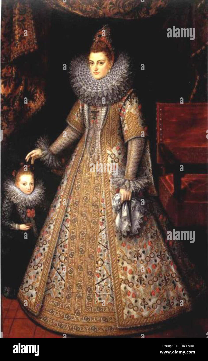 This portrait by Frans Pourbus II depicts Isabella Clara Eugenia of ...