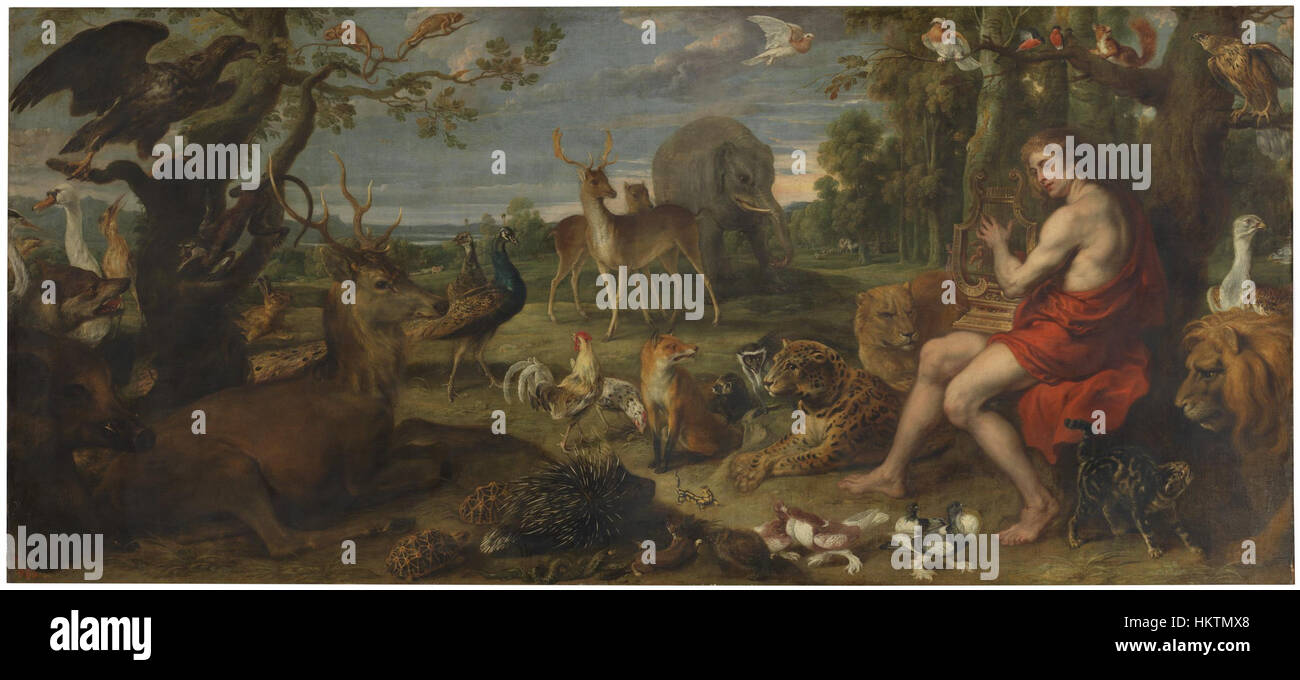‘Orpheus and the Animals’ by Frans Snyders is an oil painting depicting ...