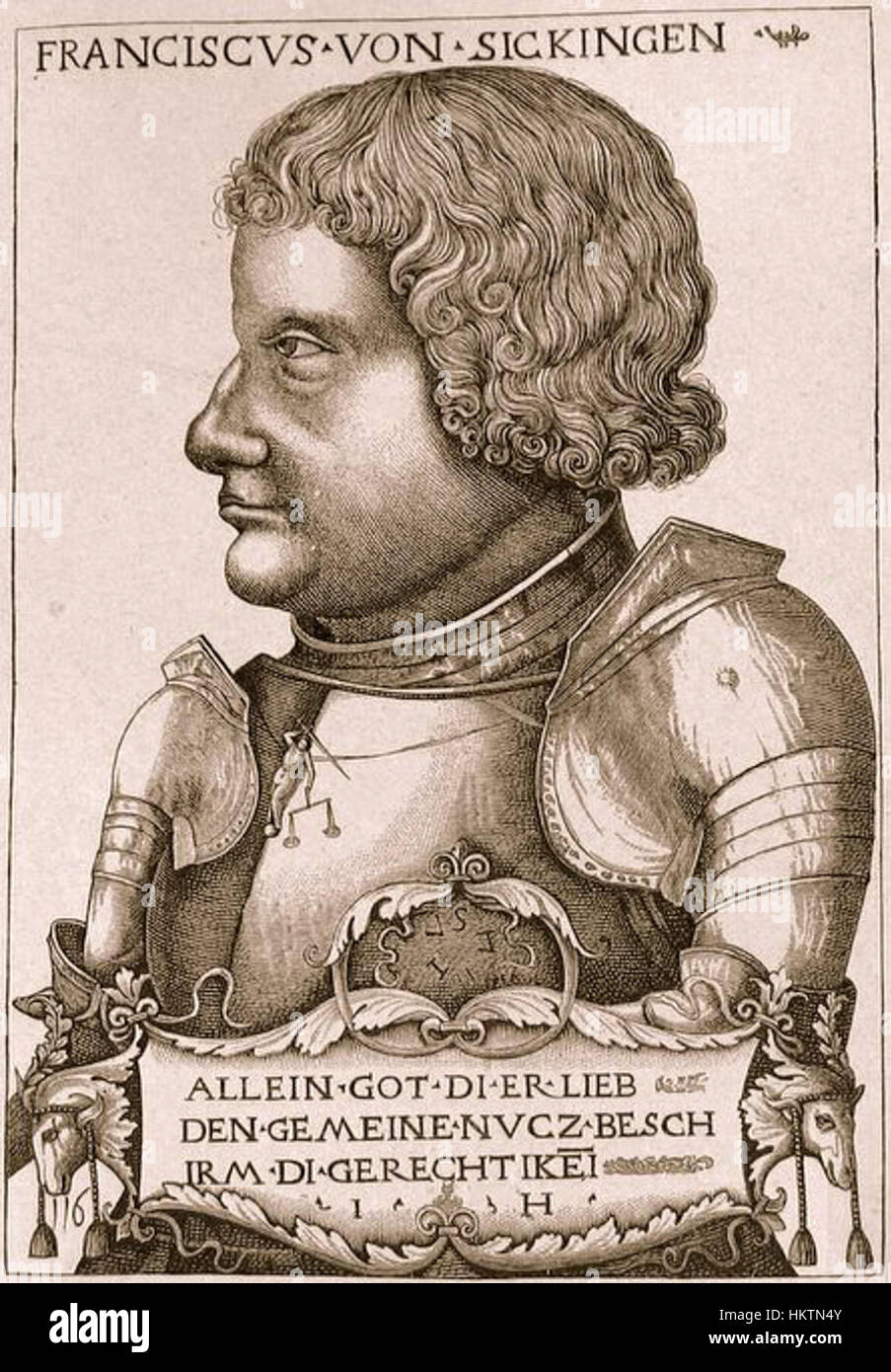 This portrait of Franz von Sickingen, a 16th-century German knight and ...