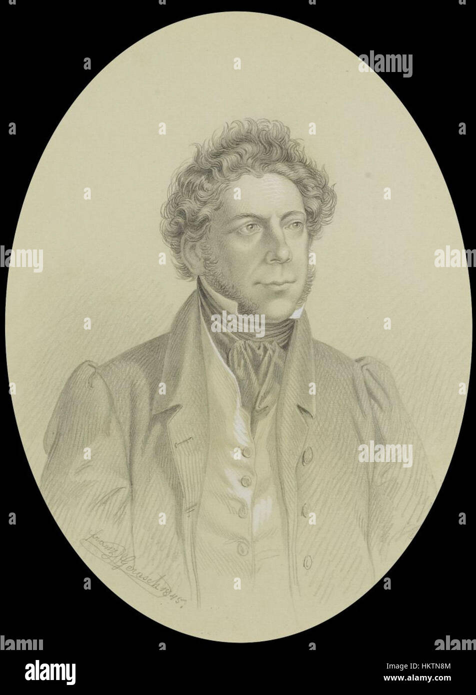 The painting of Franz Gerasch Josef Lanner from 1845 depicts the life ...