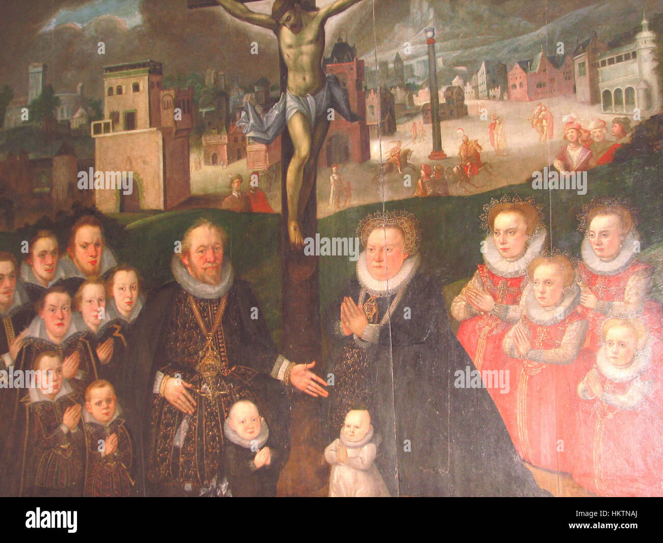 This portrait of Emperor Franz II with his family presents the royal ...