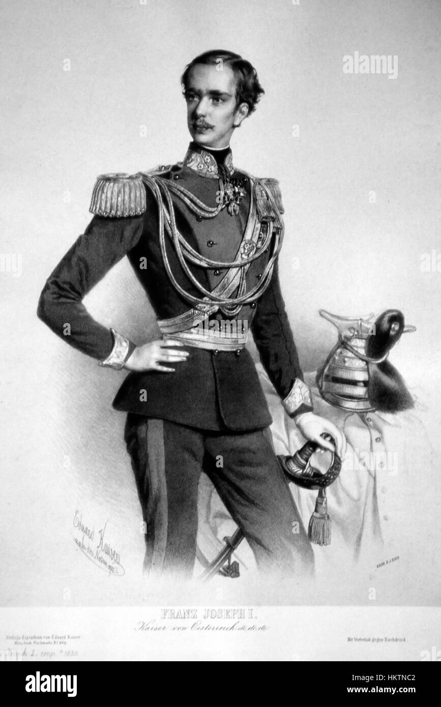 Franz Joseph I. E. Kaiser Litho 04 Stock Photo - Alamy