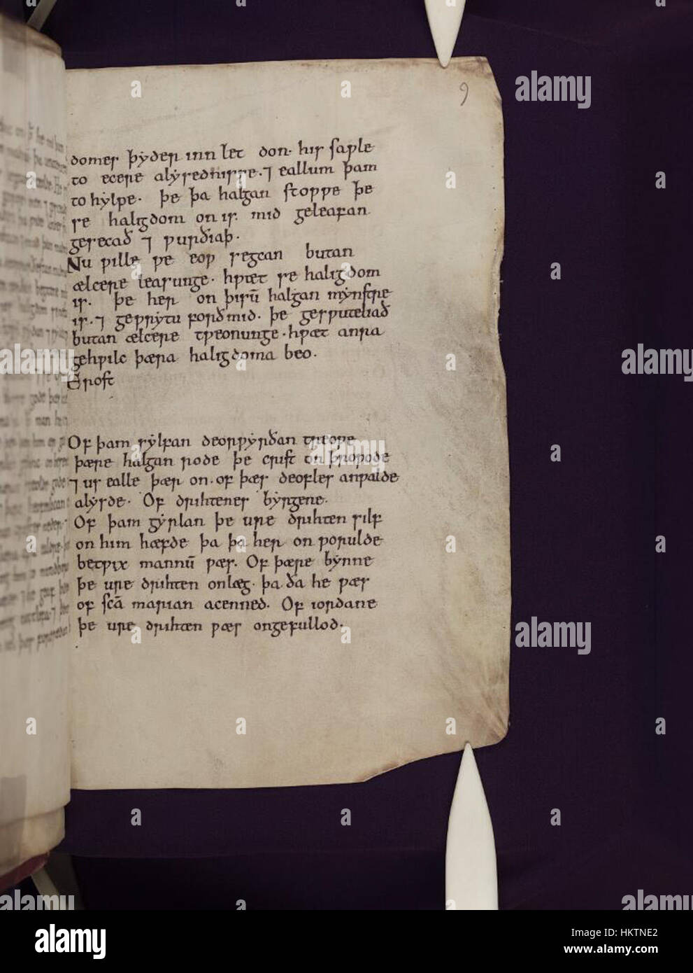 The *Latin Gospels 9r* is another magnificent example of medieval ...