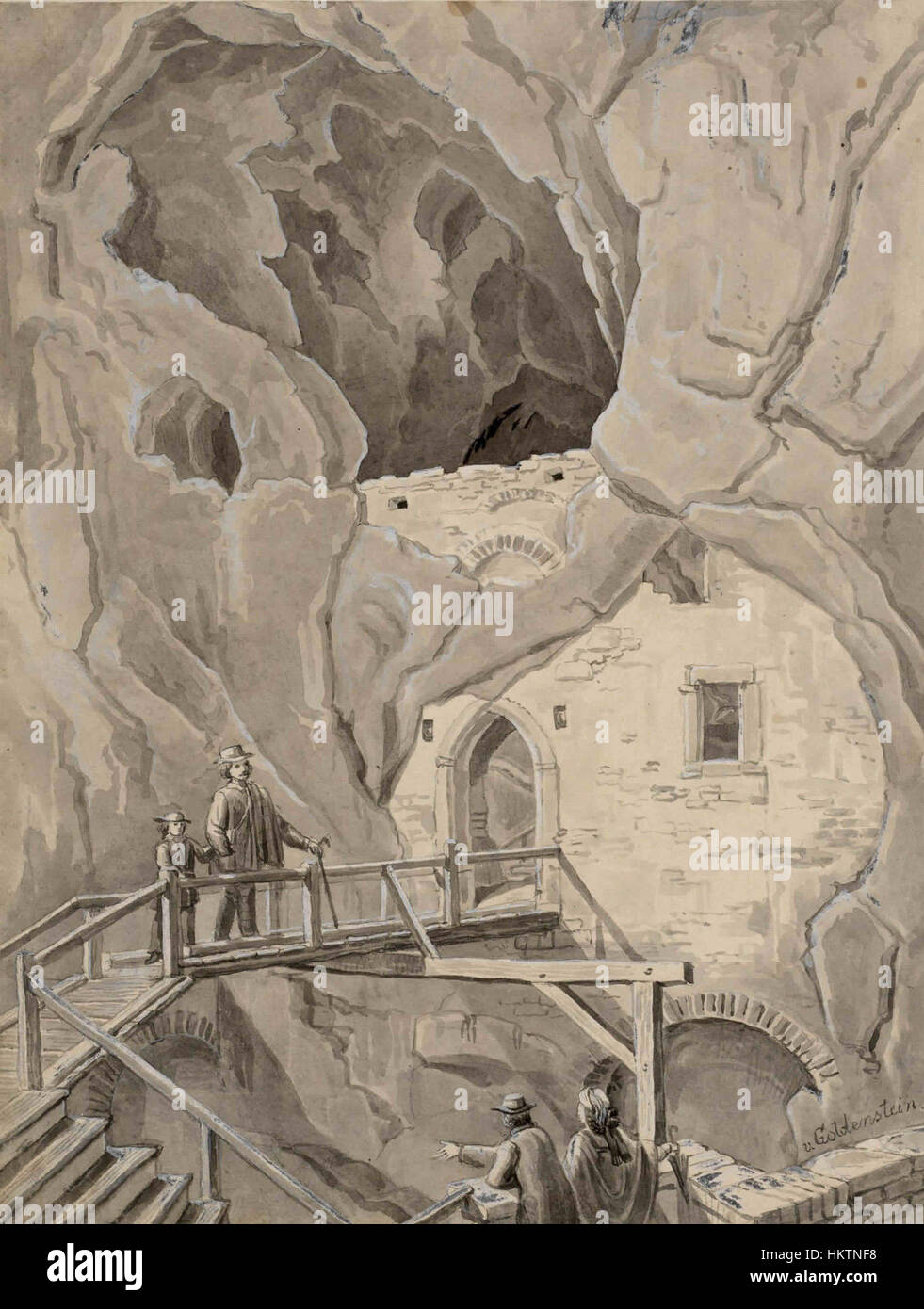 This painting by Franz Kurz zum Thurn und Goldenstein features *Ostanki ...