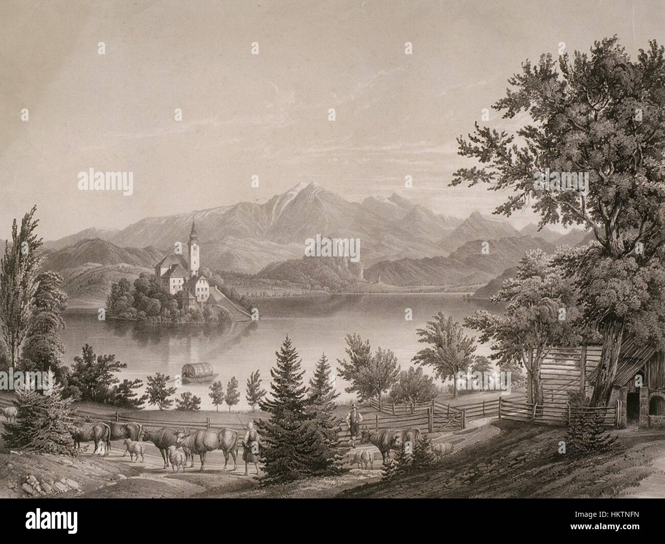 This 19th-century painting by Franz Kurz zum Thurn und Goldenstein ...