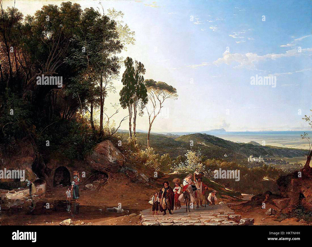 Franz Ludwig Catel’s painting 'Aussicht von Ariccia gegen das Meer ...