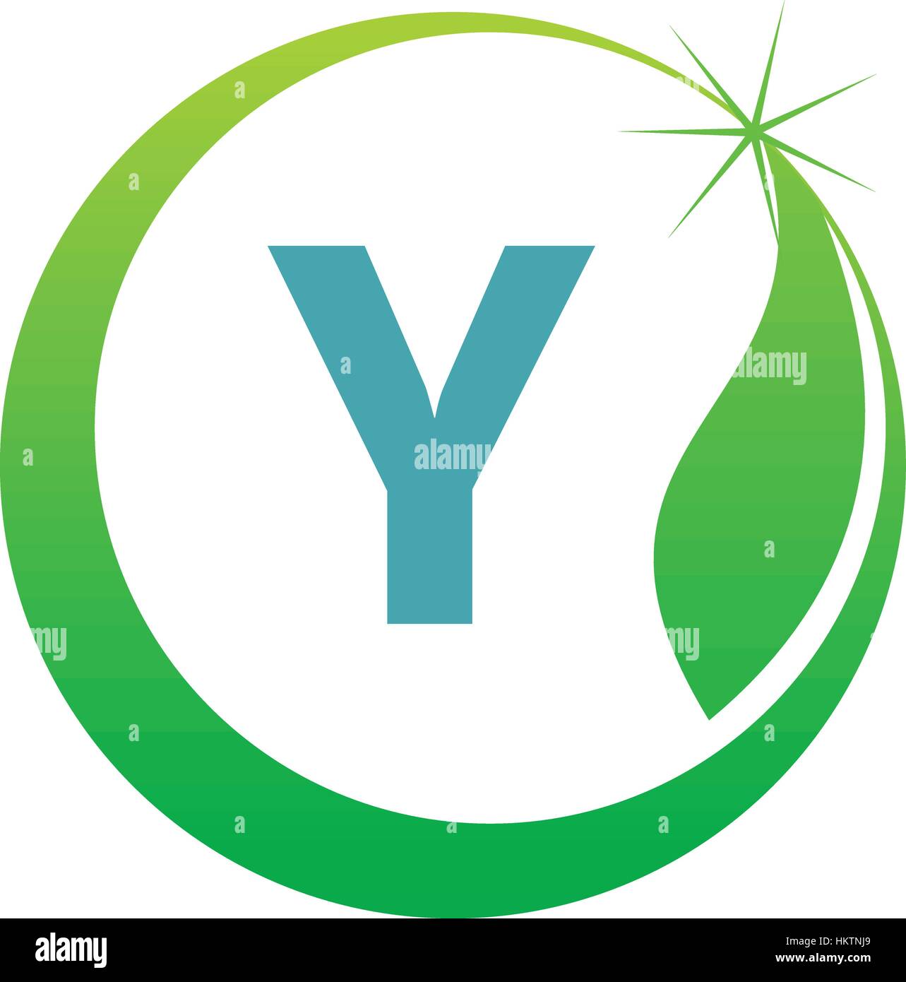 Swoosh Leaf Letter Y Stock Vector Image & Art - Alamy