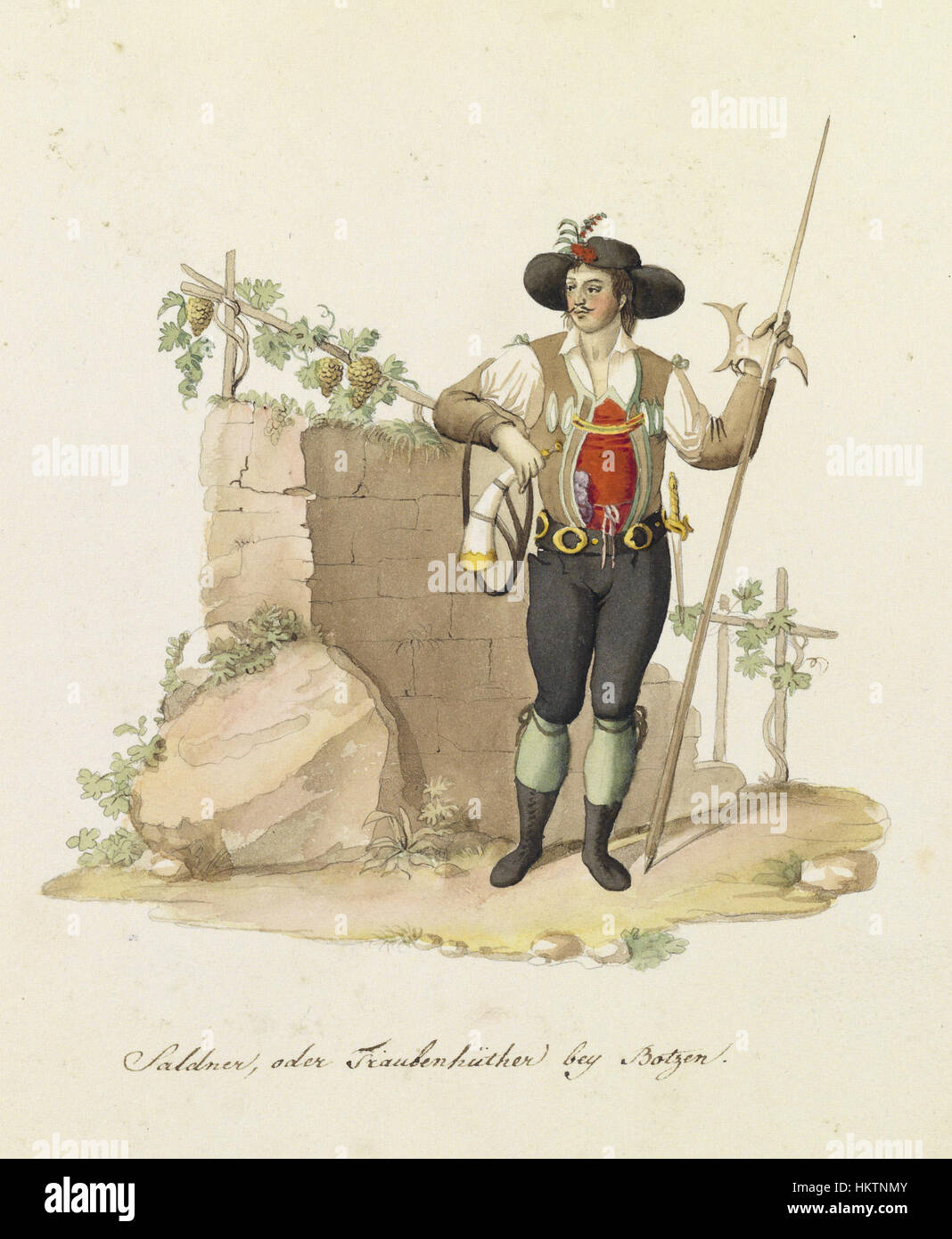 Franz Spitzer’s depiction of the Tyrolean soldier in traditional ...