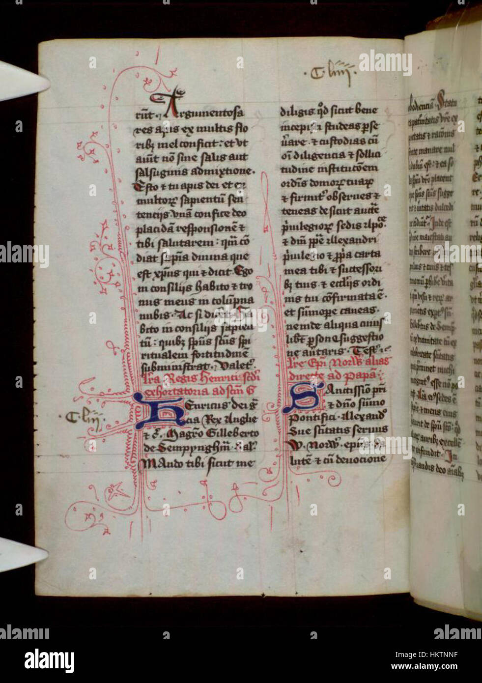 This manuscript page from the Bodleian Libraries contains Latin texts ...