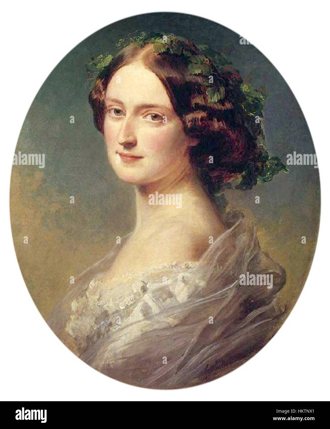 This painting by Franz Xaver Winterhalter captures a regal portrait ...