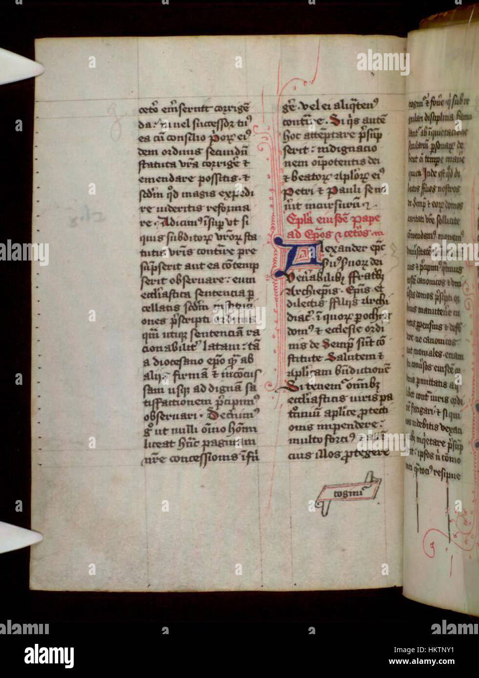 This manuscript page from the Bodleian Libraries features Latin texts ...