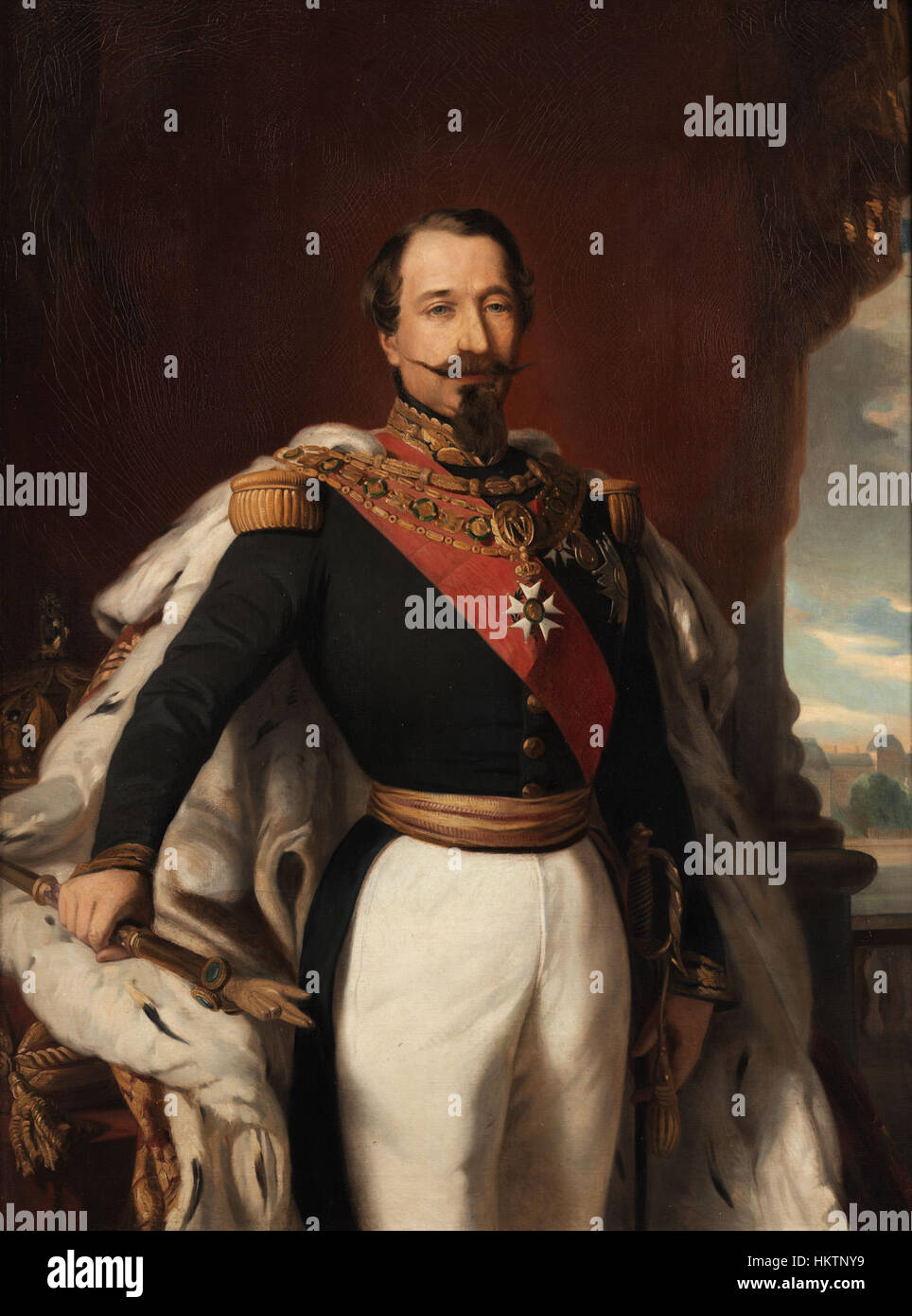 A portrait from the workshop of Franz Xaver Winterhalter, showing ...