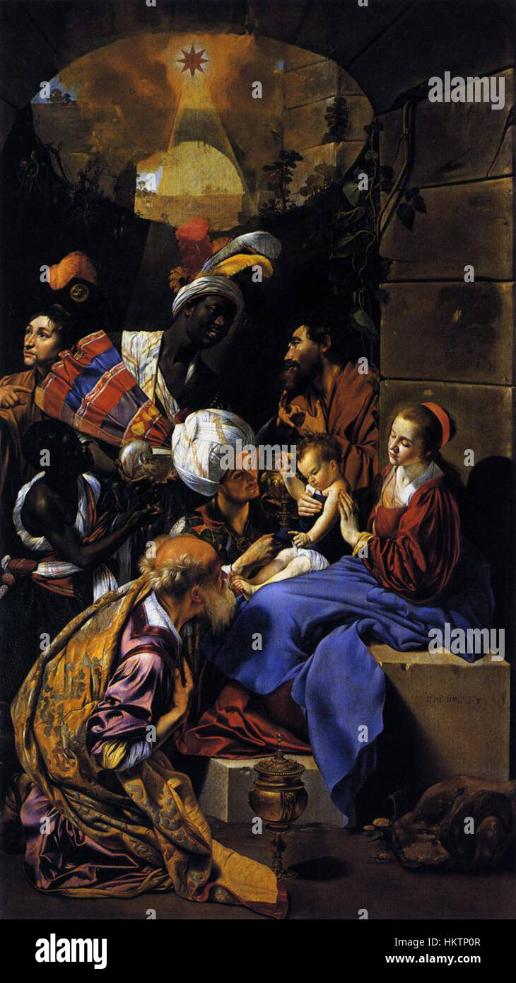 This painting by Fray Juan Bautista Maino, 'Adoration of the Kings ...