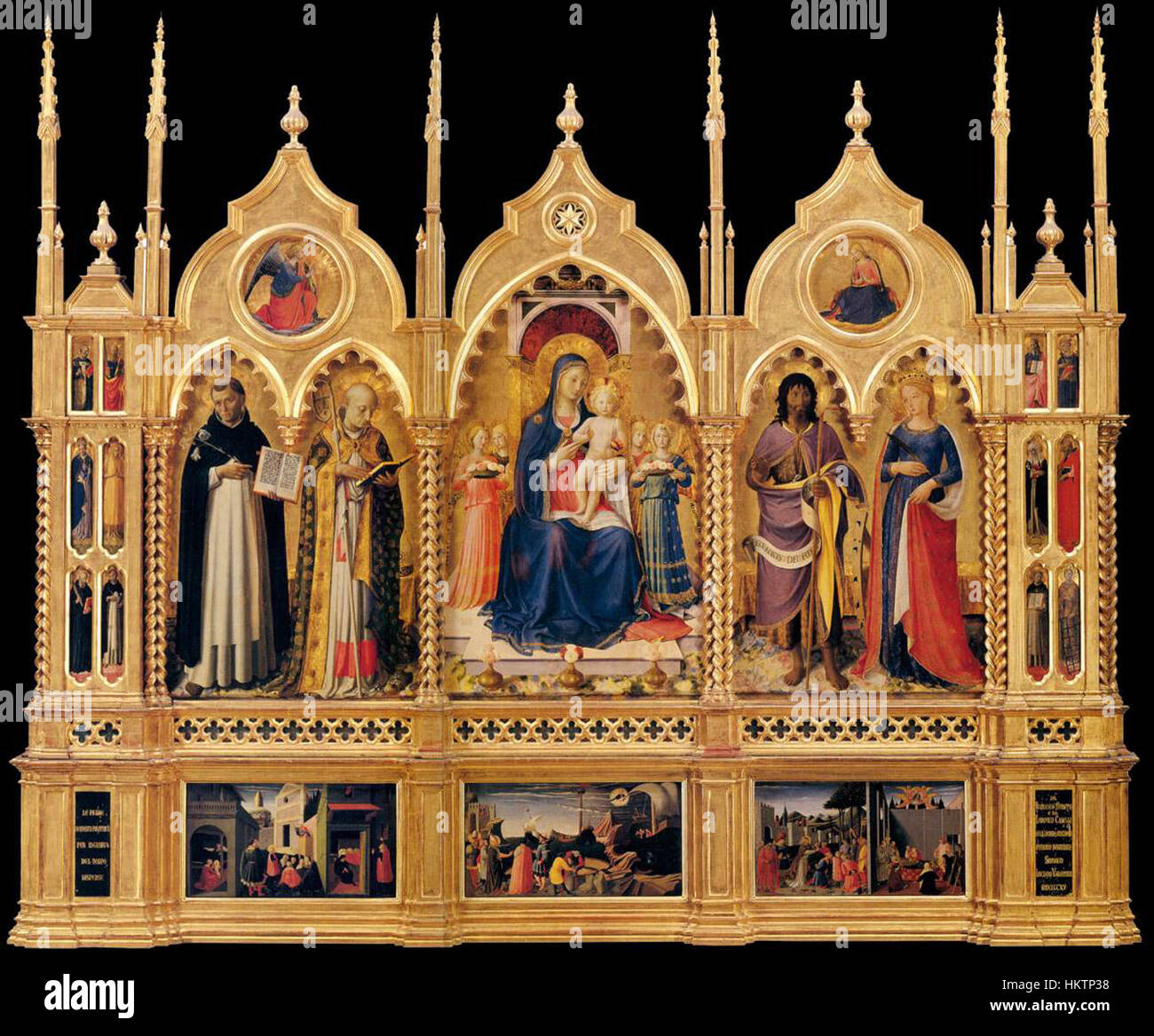 Fra Angelico - Perugia Altarpiece (in modern frame) - WGA00496 Stock ...