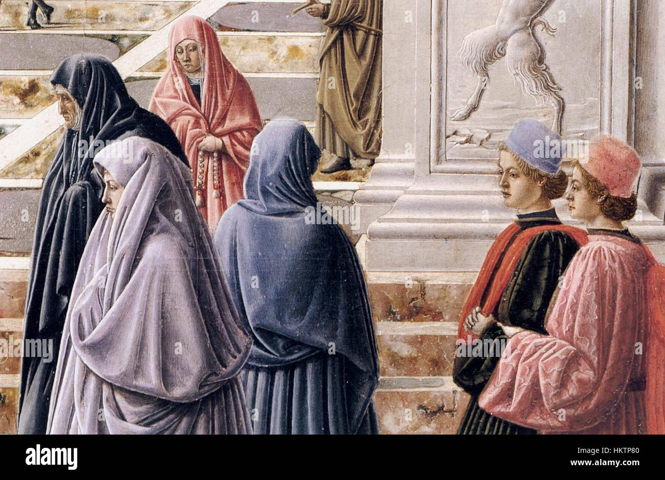Fra Carnevale's 'The Presentation of the Virgin in the Temple' depicts ...
