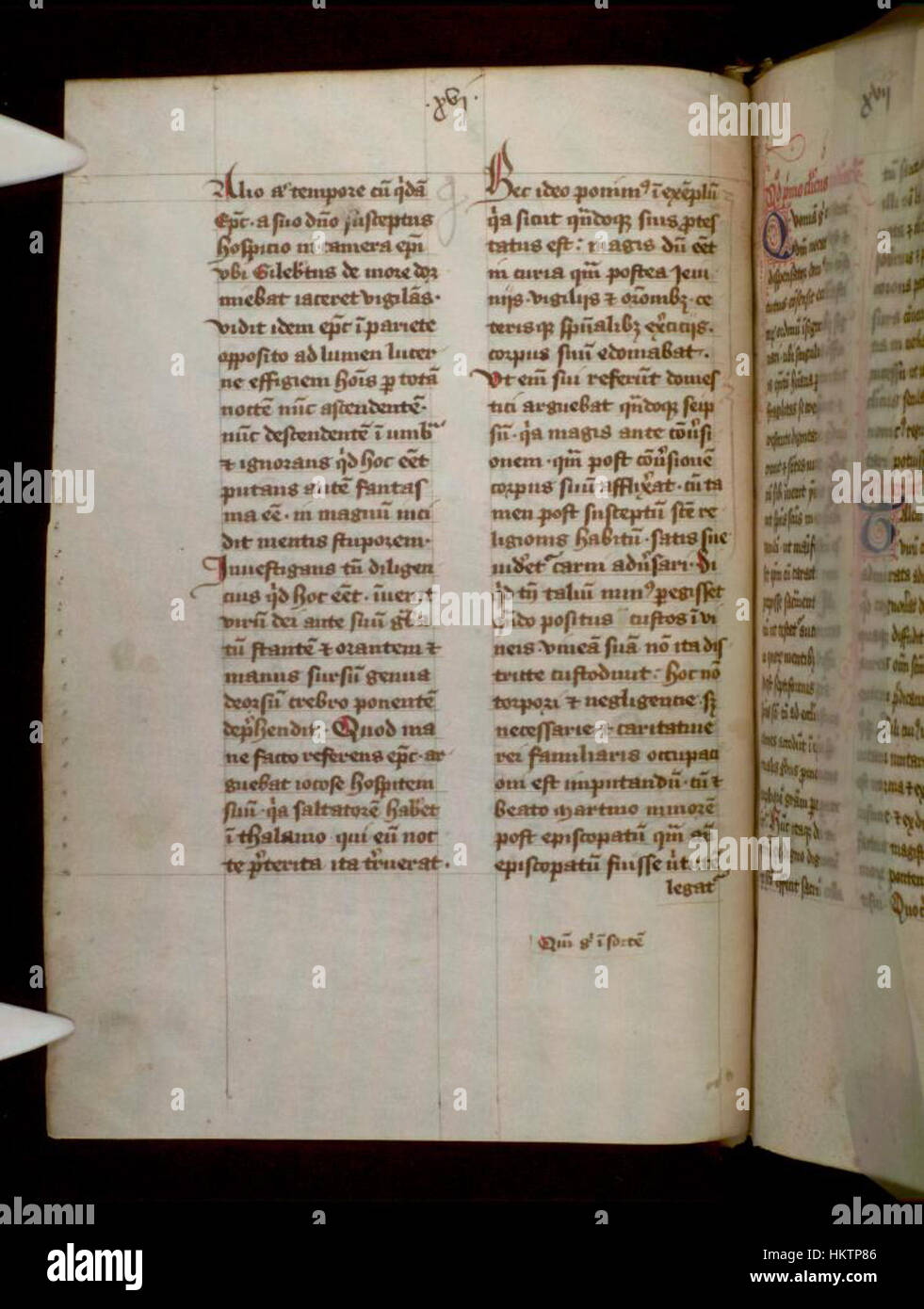 This manuscript, housed at Bodleian Libraries, contains Latin texts ...