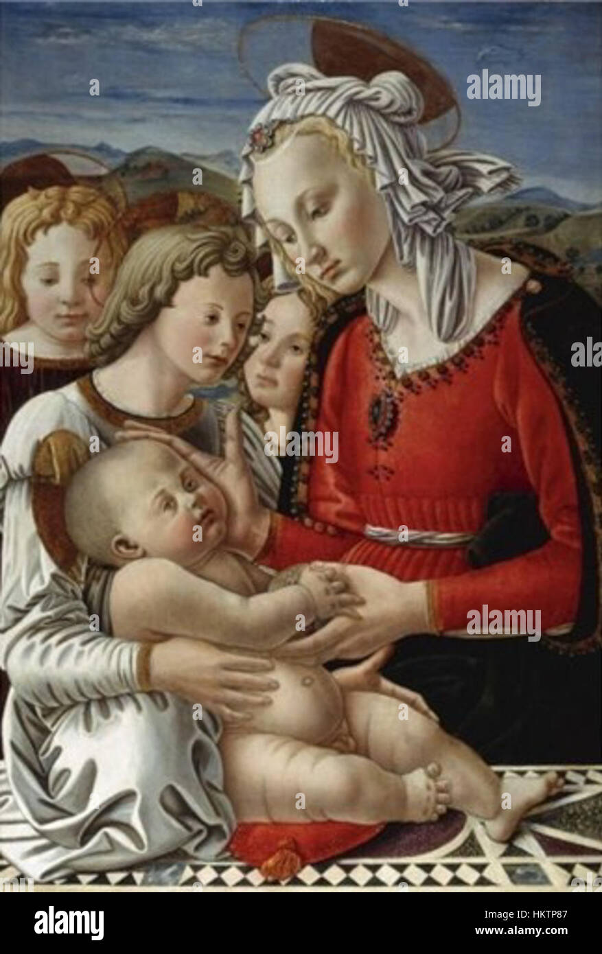 This work depicts the Madonna by Fra Diamante, an Italian artist of the ...