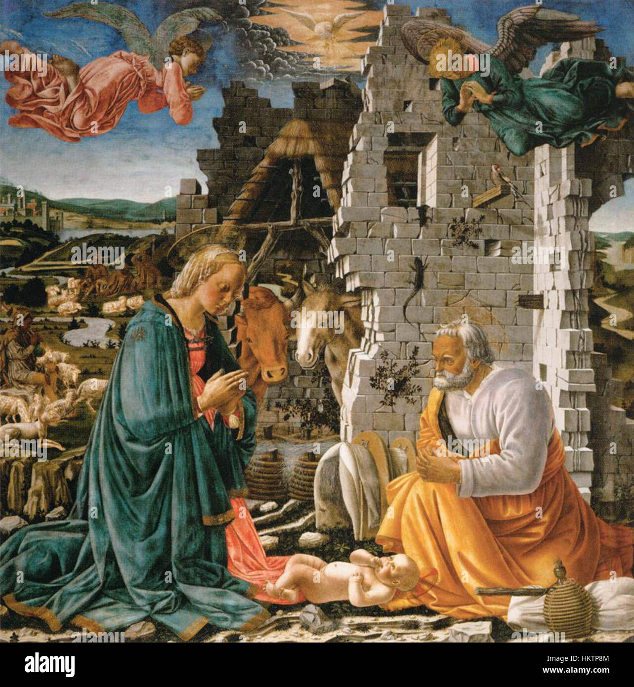 'The Nativity' by Fra Diamante is an artwork depicting the birth of ...