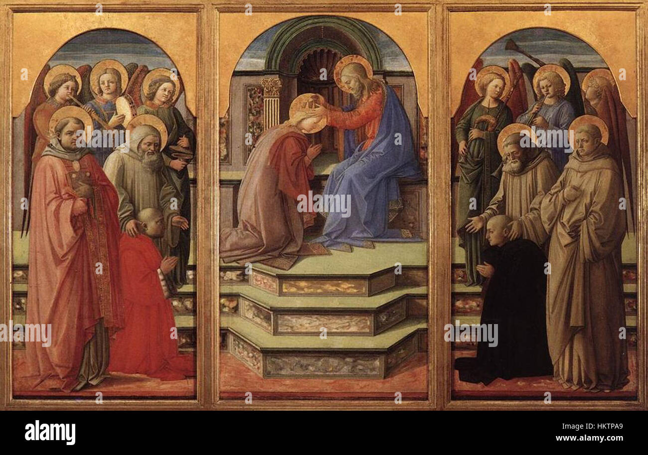 Coronation of the virgin lippi hi-res stock photography and images - Alamy