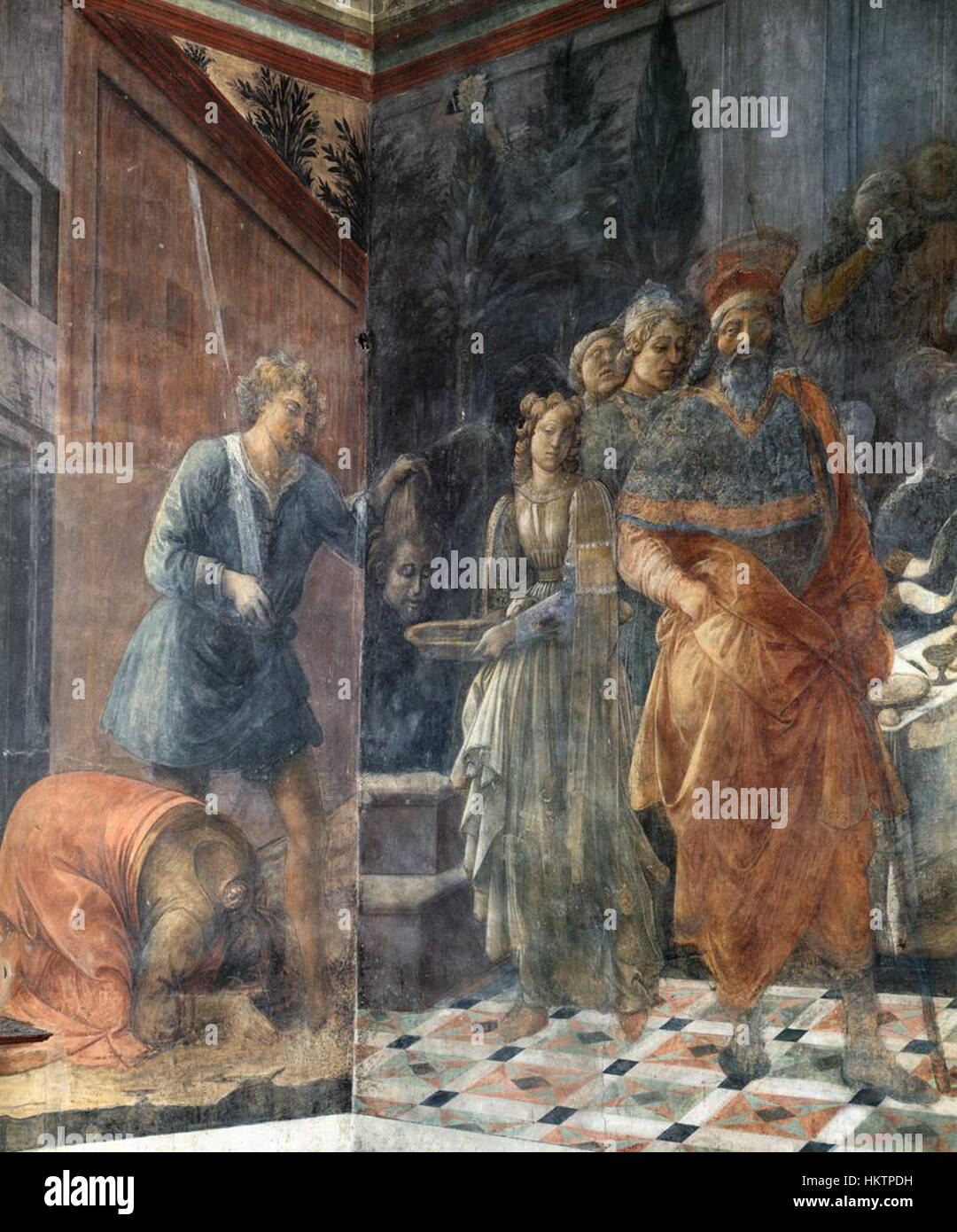 This painting by Fra Filippo Lippi, *The Beheading of John the Baptist ...
