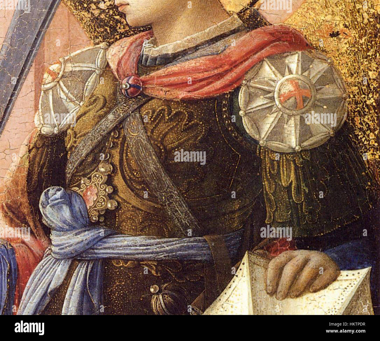 Fra Filippo Lippi - St Michael (detail) - WGA13254 Stock Photo - Alamy