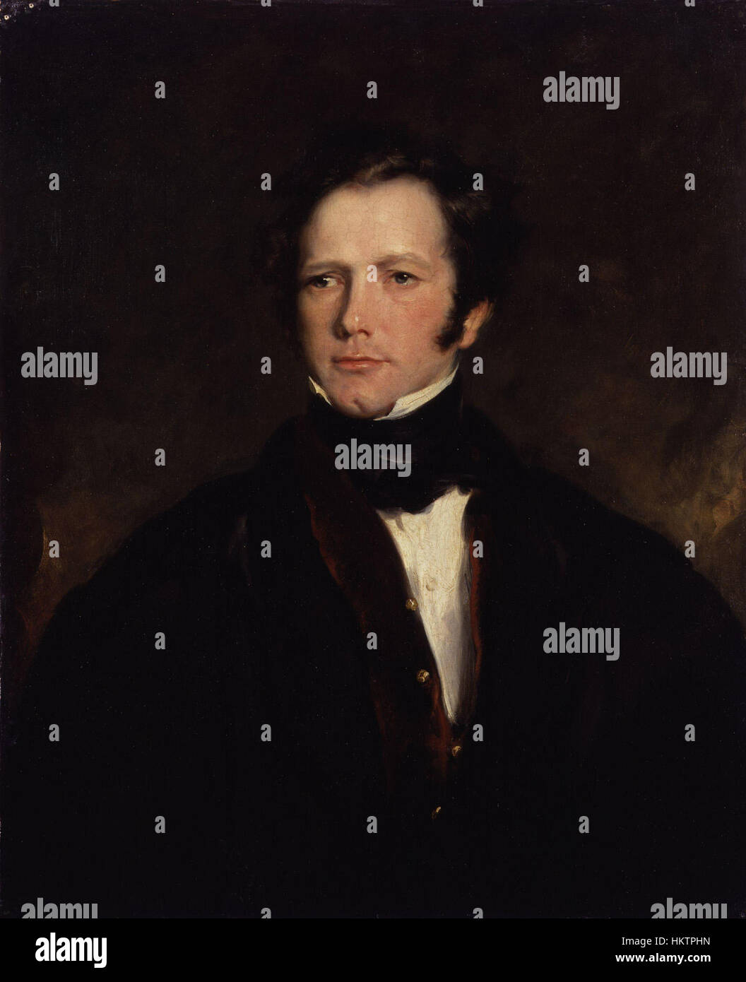 This portrait of Frederick Marryat by John Simpson captures the ...