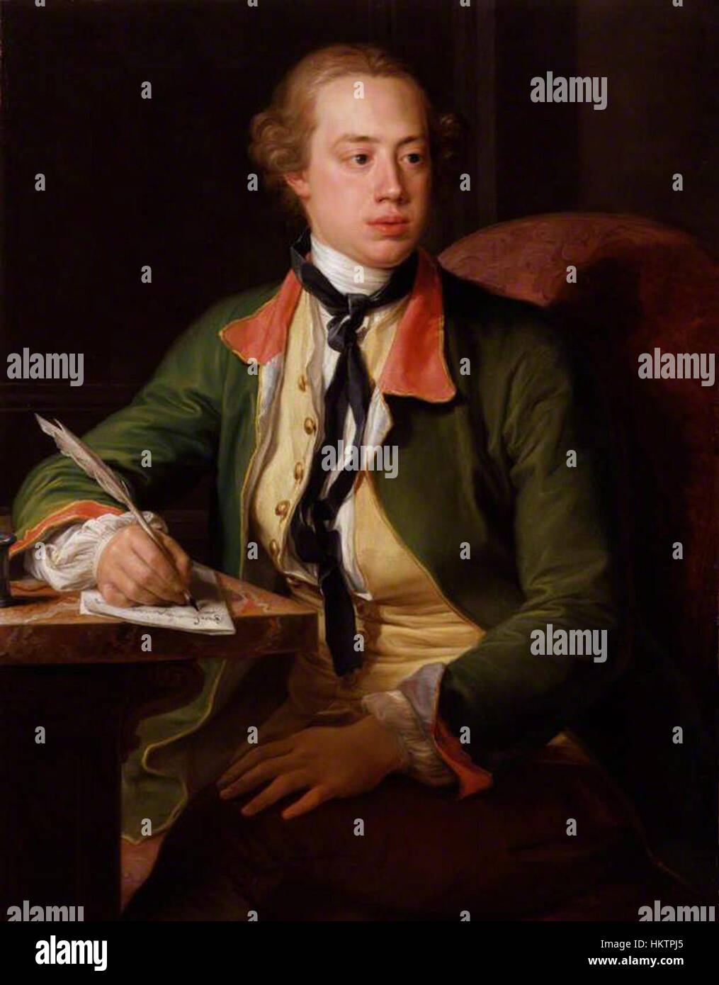 This portrait from 1753 depicts Frederick North, the 2nd Earl of ...
