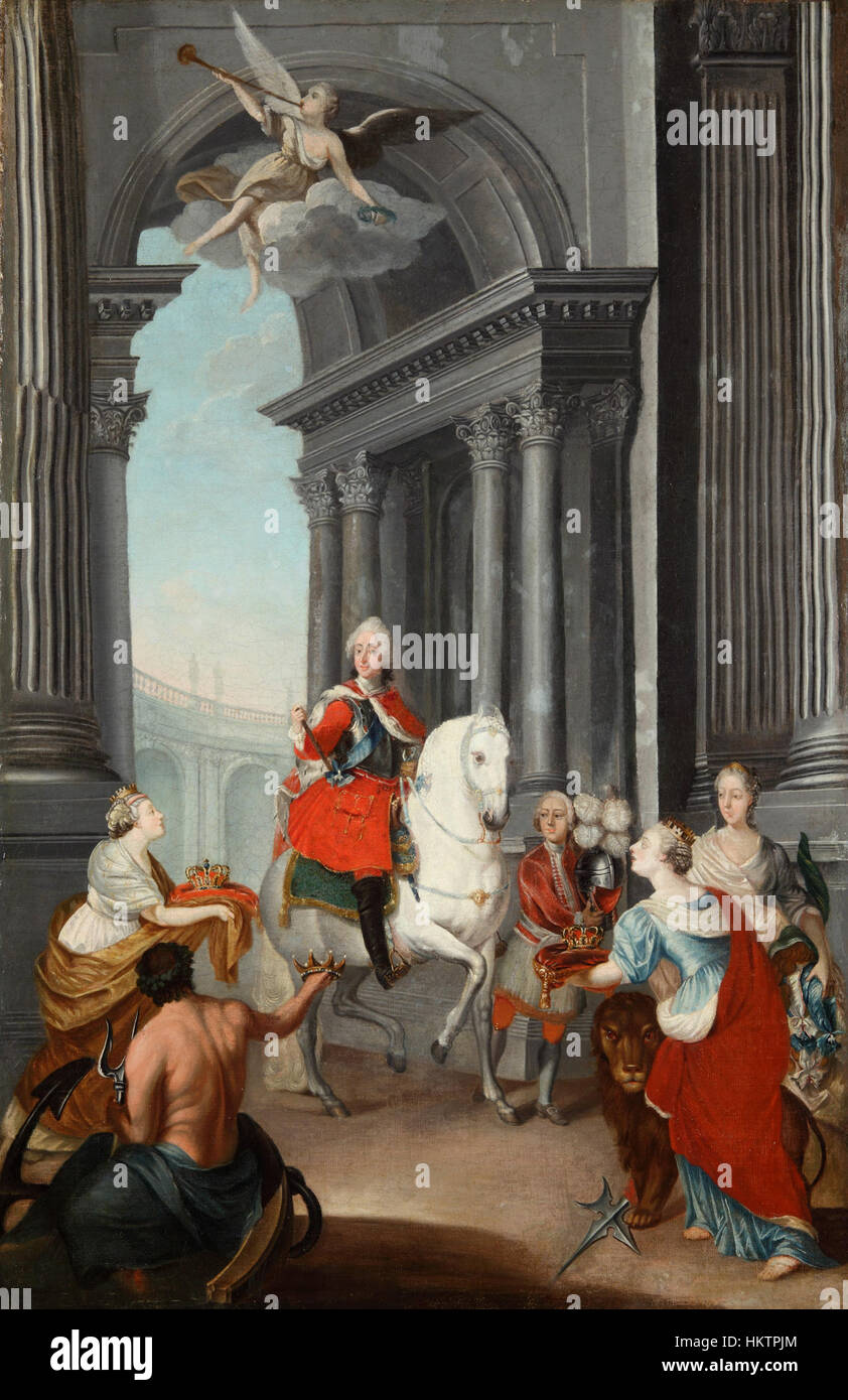 This portrait of Frederick V, created by Gerhard, captures the likeness ...