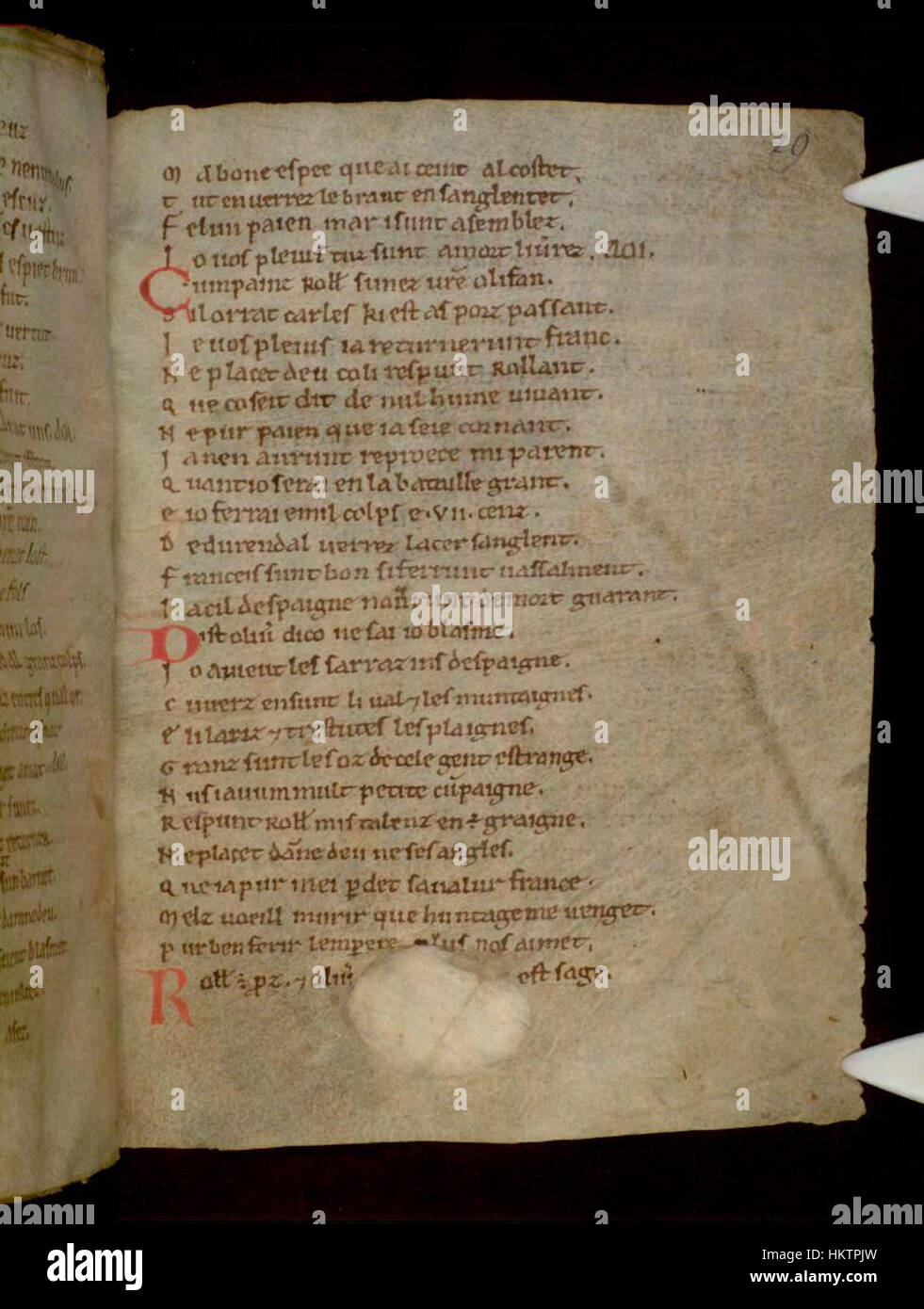La Chanson de Roland, held in the Bodleian Libraries, is a famous ...
