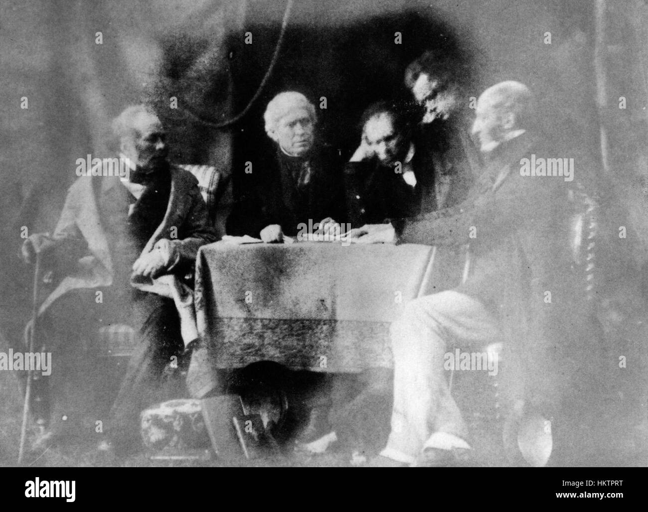 *Free Church Committee* by *Robert Adamson* captures the group in a ...