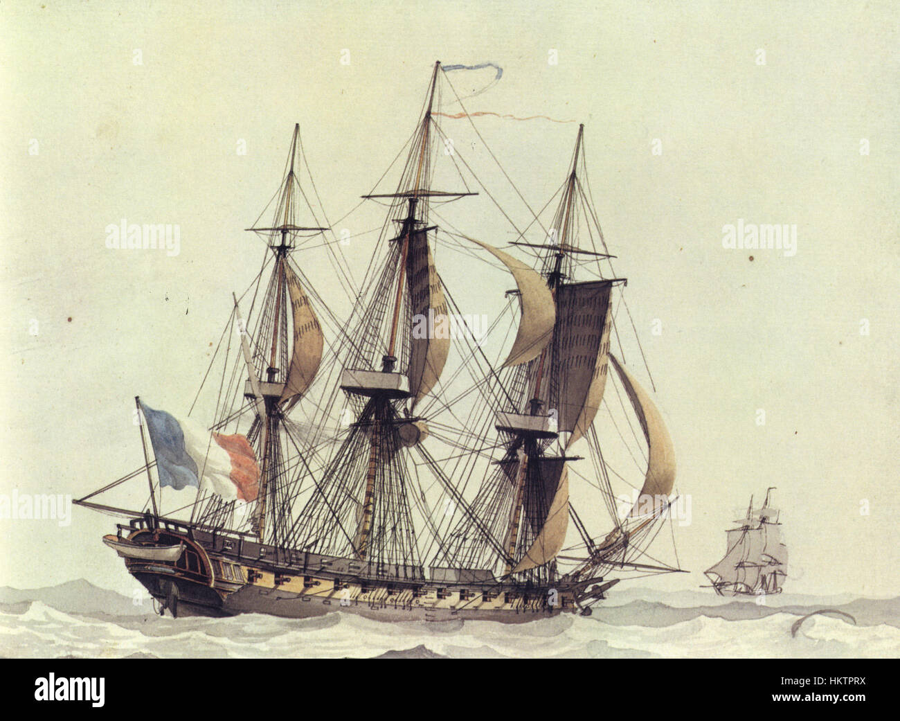 'Fregate-Antoine Roux-p57' is a maritime painting by Antoine Roux ...