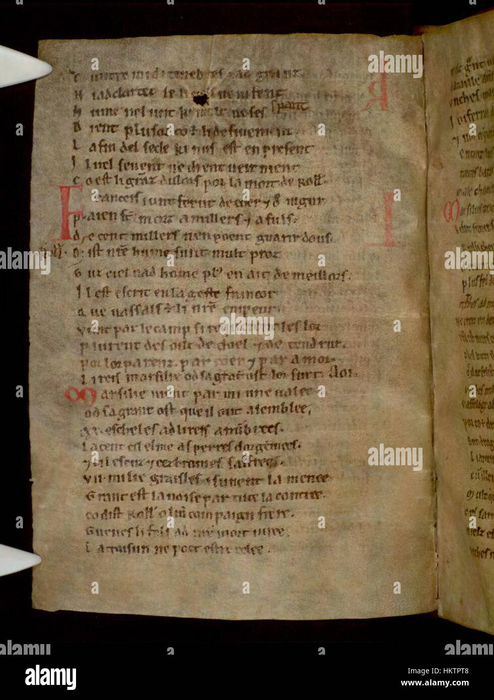 This illuminated manuscript page from the Bodleian Libraries features ...