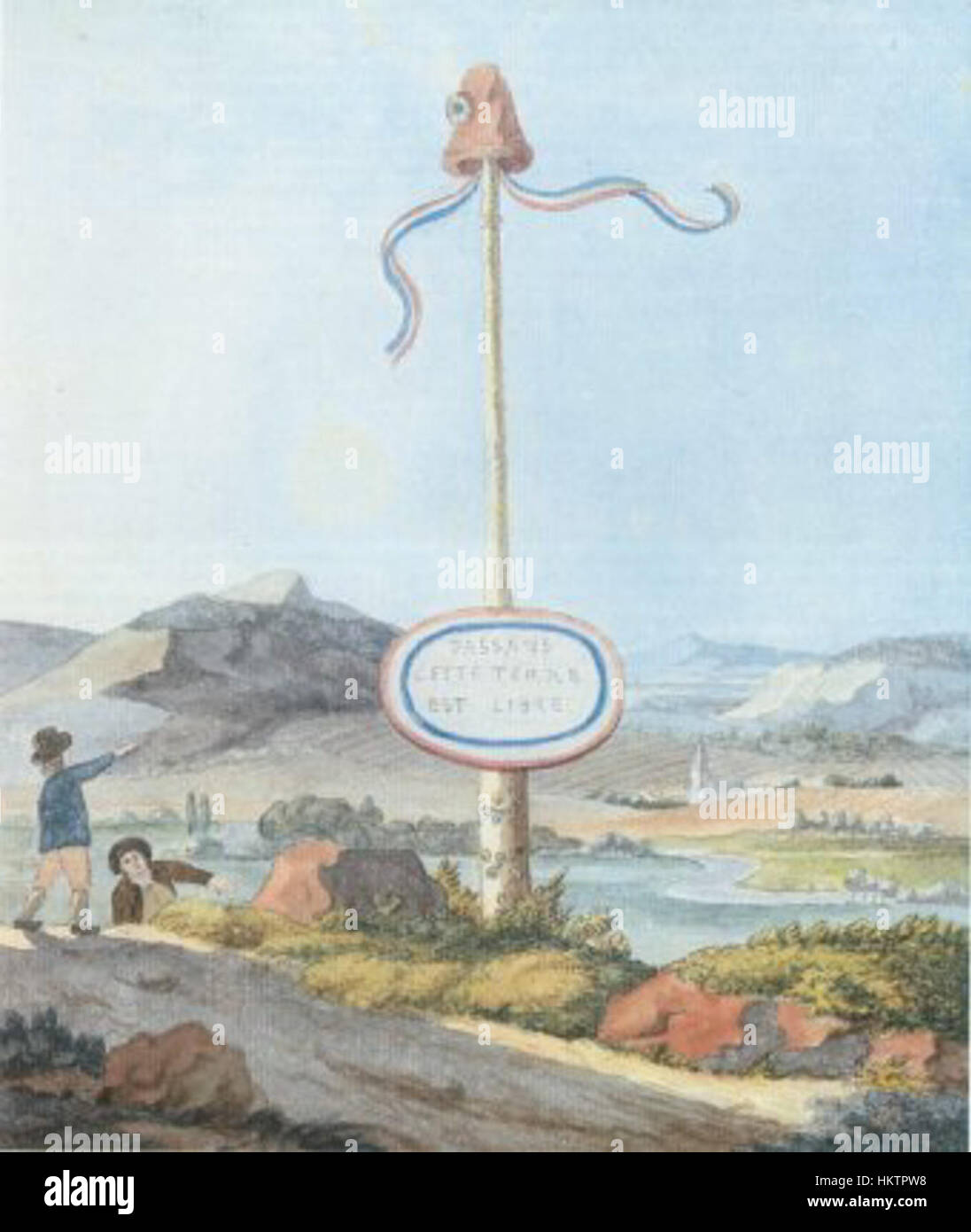 'Freiheitsbaum' (Tree of Liberty) symbolizes freedom and revolution ...