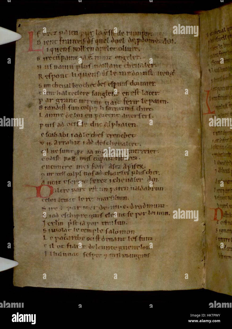 This manuscript, housed in the Bodleian Libraries, features a page from ...