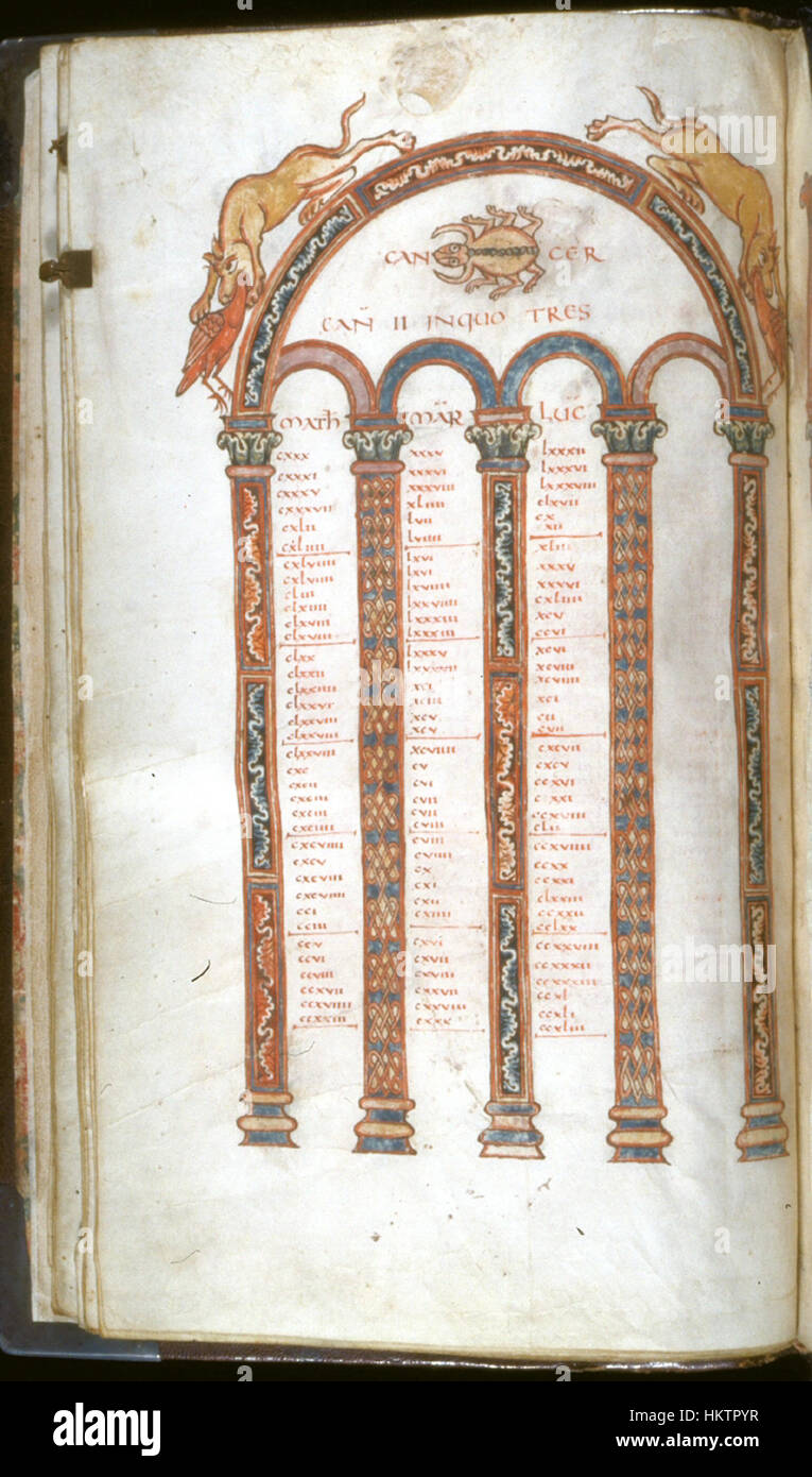 A leaf from the Gospels, French, showing detailed script and ...
