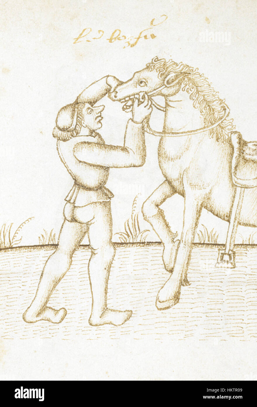 This leaf from *Proverbes en rimes* is a French manuscript featuring ...