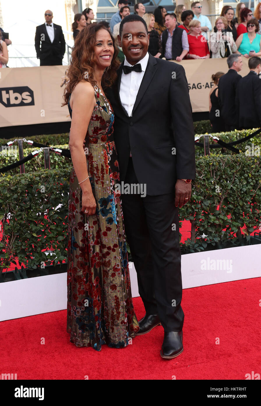 Los Angeles, USA. 29th Jan, 2017. Sondra Spriggs, Mykelti Williamson ...