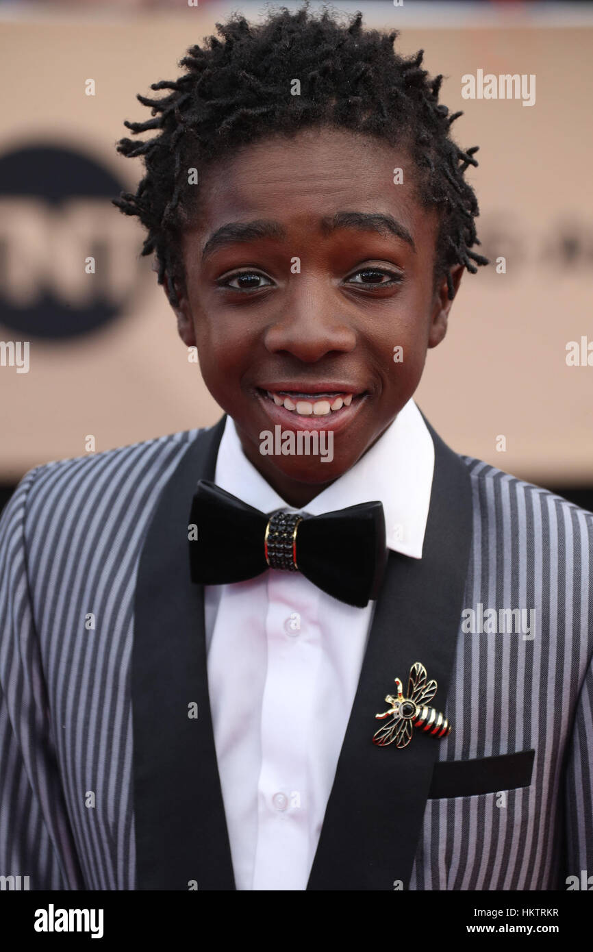 Los Angeles, USA. 29th Jan, 2017. Caleb McLaughlin seen arriving at the ...