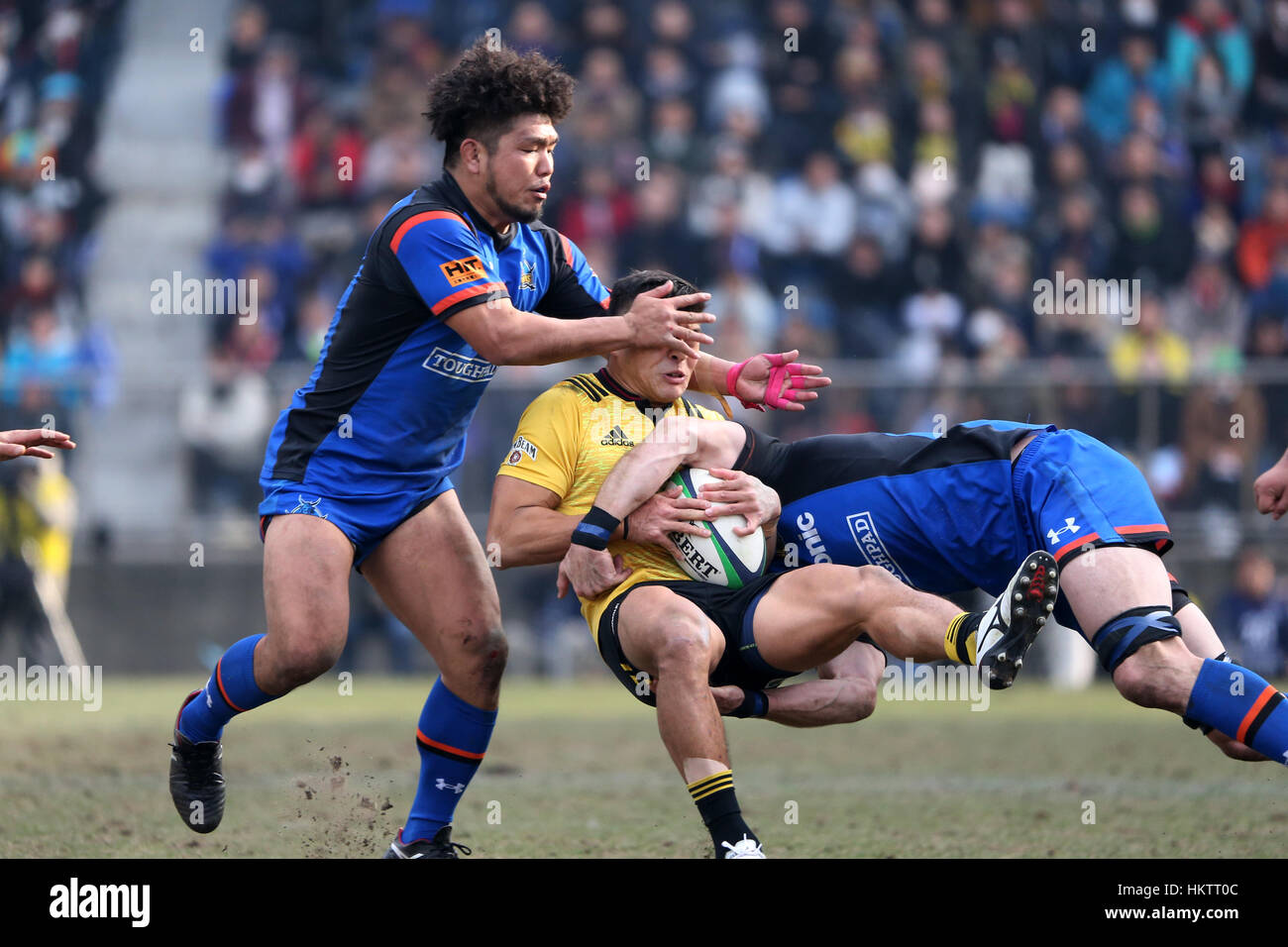 Tokyo, Japan. 29th Jan, 2017. (L to R) Shota Horie (), Shota Emi ...
