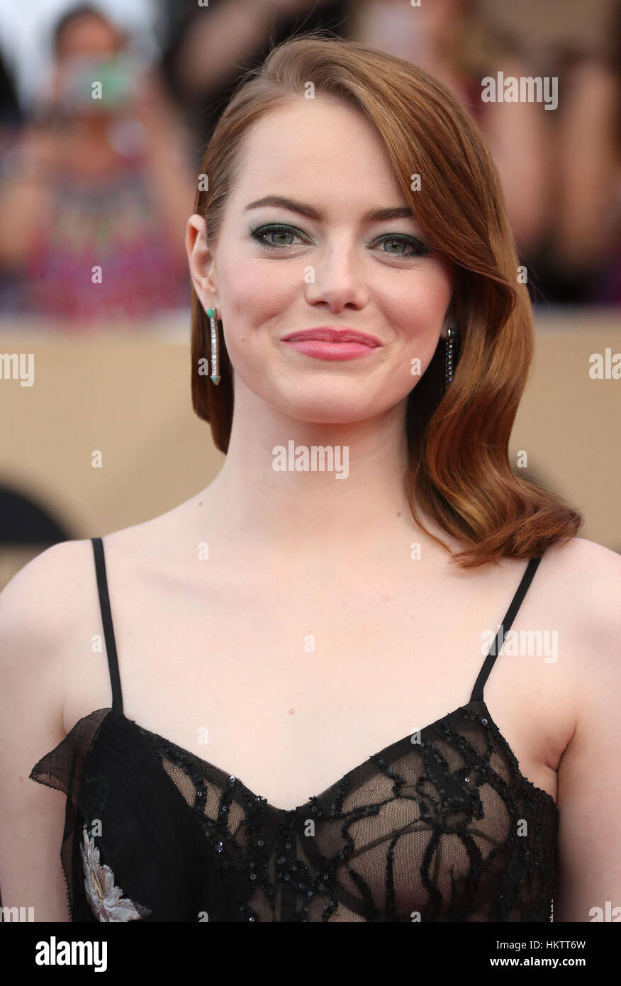 Los Angeles, USA. 29th Jan, 2017. Emma Stone seen arriving at the 23rd ...