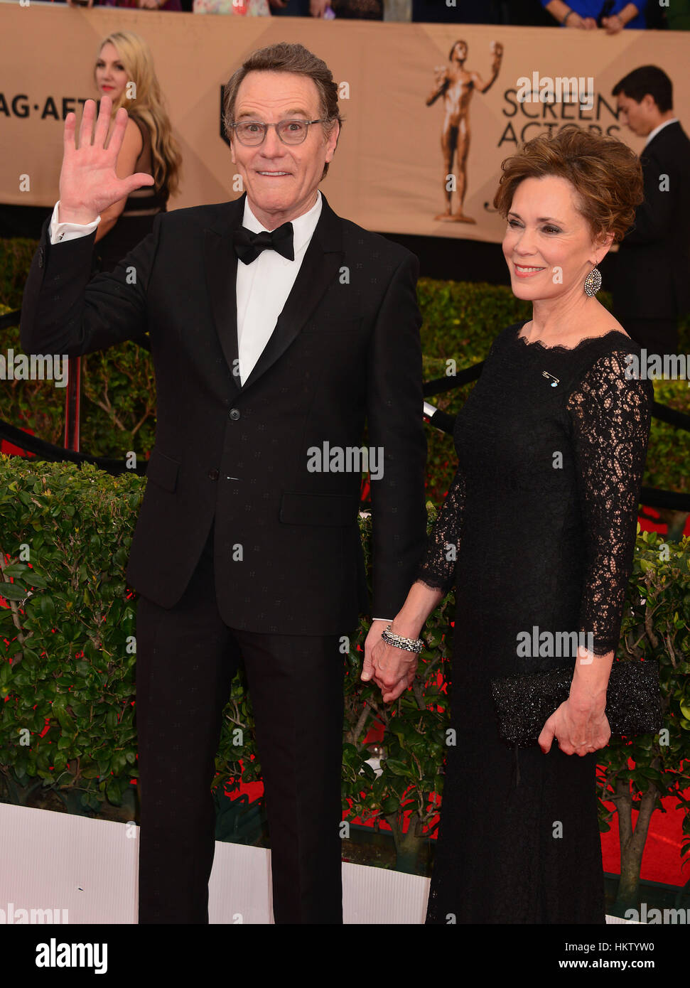Los Angeles, USA. 29th Jan, 2017. Bryan Cranston, Robin Dearden ...