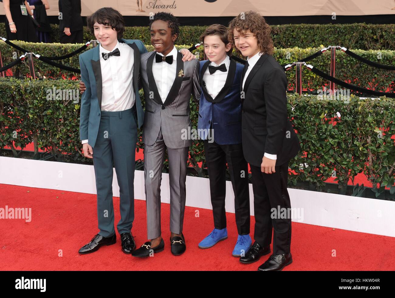 Los Angeles, CA, USA. 29th Jan, 2017. Stranger Things Cast at arrivals ...