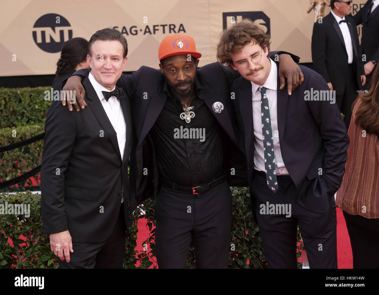Los Angeles, California, USA. 29th Jan, 2017. (L-R) Actors Joe Chrest ...
