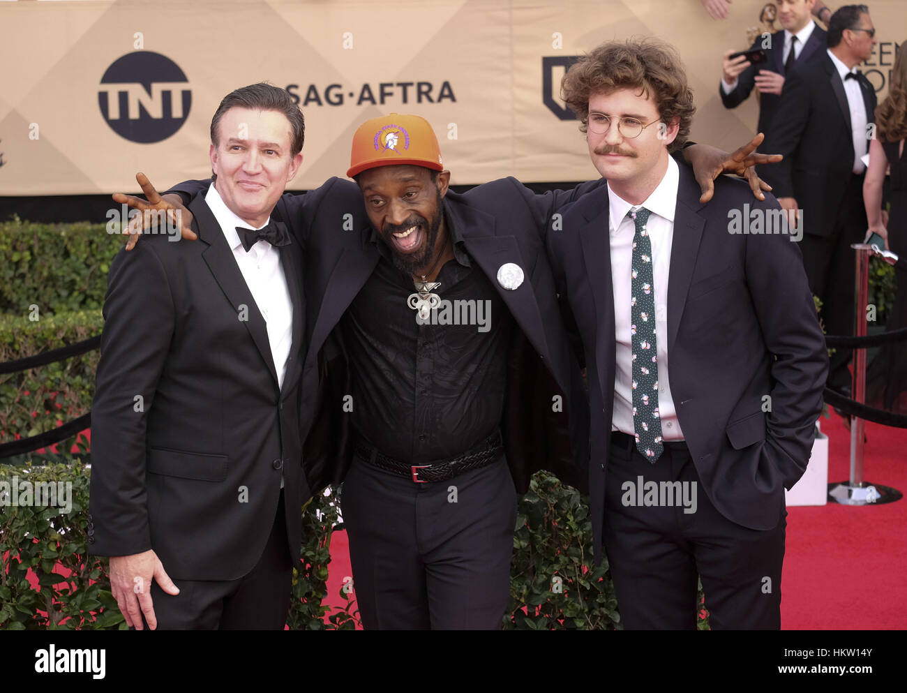 Los Angeles, California, USA. 29th Jan, 2017. (L-R) Actors Joe Chrest ...