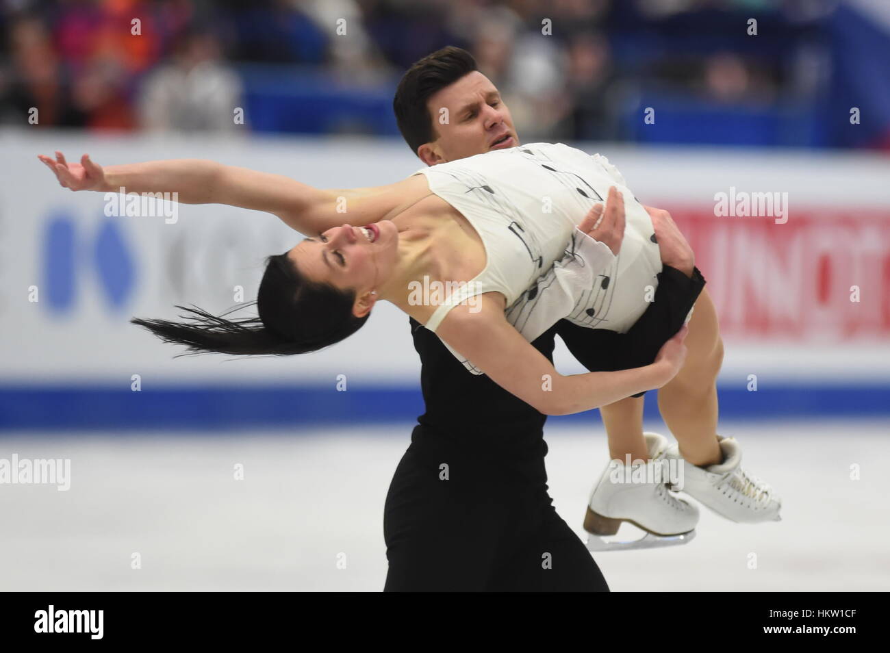 Ostrava, Czech Republic. 28th Jan, 2017. Charlene Guignard and Marco ...