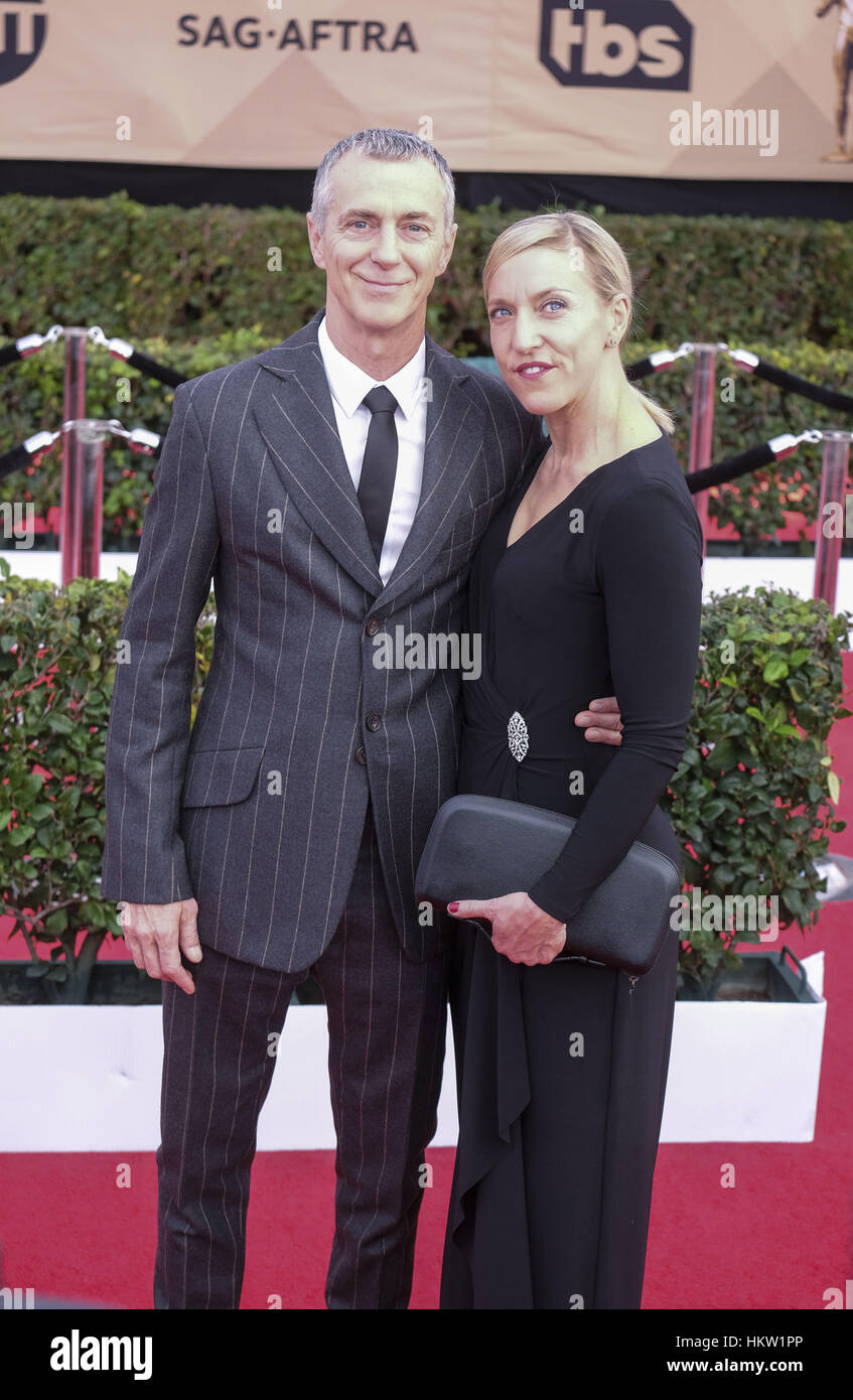 Los Angeles, California, USA. 29th Jan, 2017. Actor Mark Steger (L ...