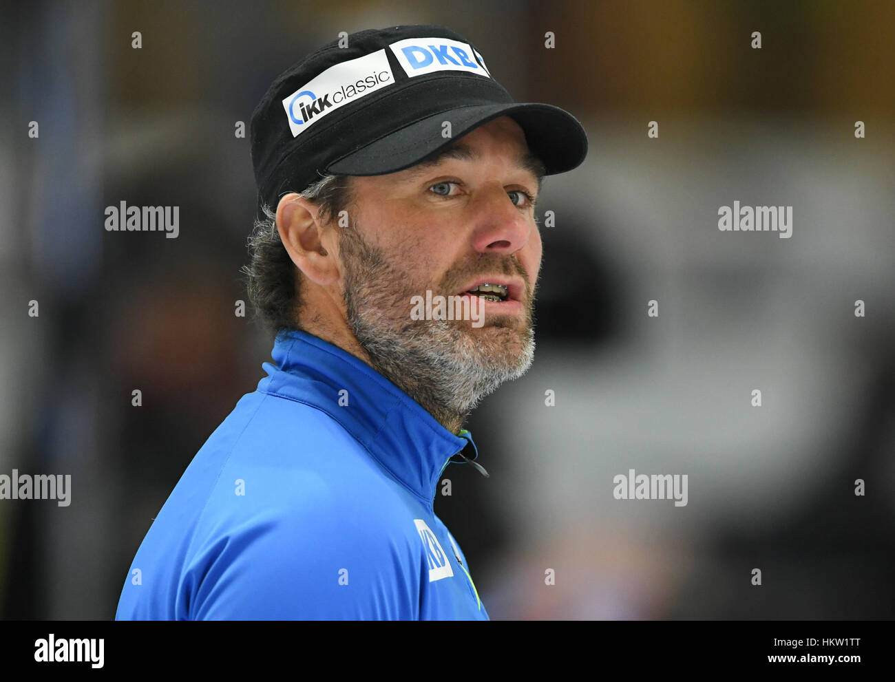 Berlin, Germany. 29th Jan, 2017. Jan van Veen, headcoach of the German ...