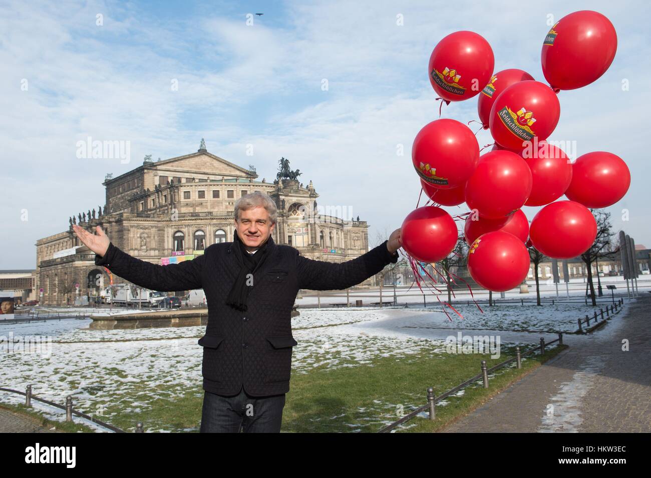 Dresden, Germany. 30th Jan, 2017. The artistic director and head of the ...