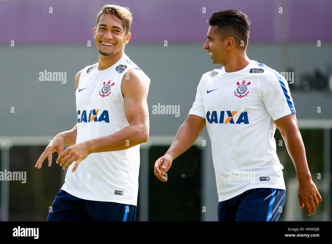SÃO PAULO, SP - 30.01.2017: TREINO DO CORINTHIANS - Jean and William ...